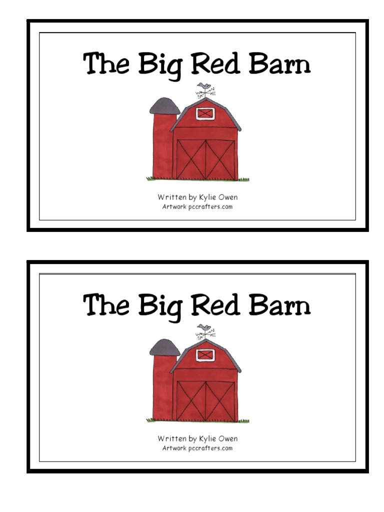 Big Red Barn Emergent Reader | PDF