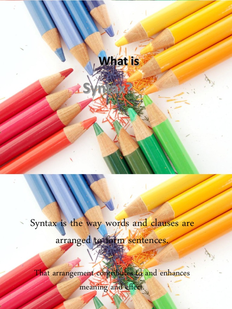What is Syntax | PDF | Phrase | Sentence (Linguistics)