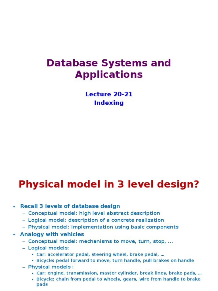 Lt20 21 Index | PDF | Database Index | Databases