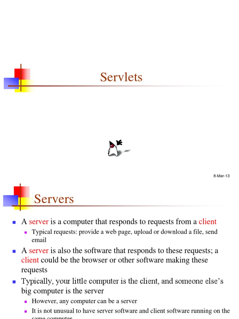 34 Servlets | PDF | Web Server | Internet & Web