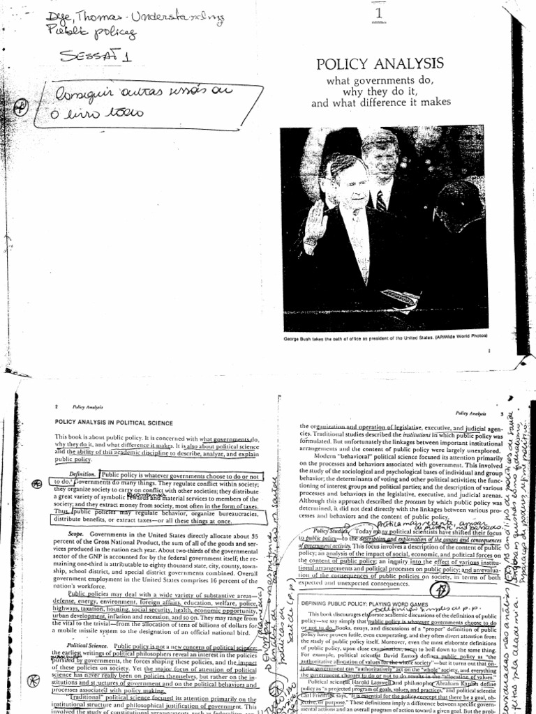 Policy Analysis - Thomas Dye | PDF | Desegregation Busing | Social Science