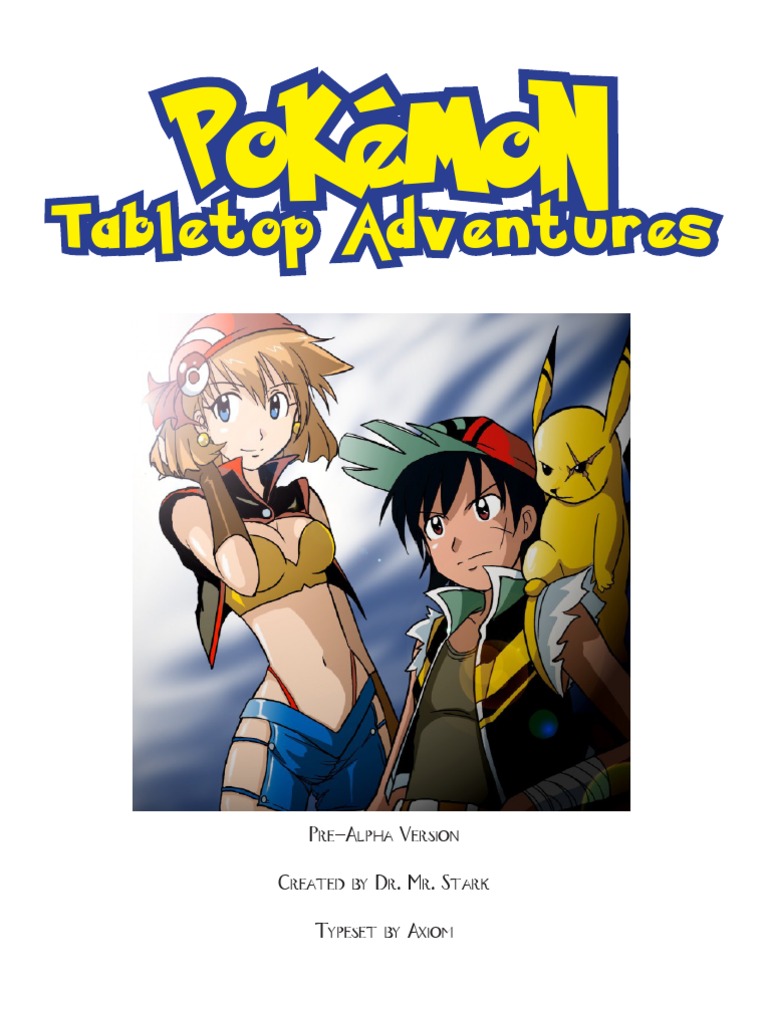 Pokemon Tabletop Adventures | PDF | Pokémon