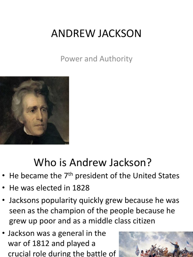 Andrew Jackson's Controversial Legacy | PDF | Andrew Jackson ...