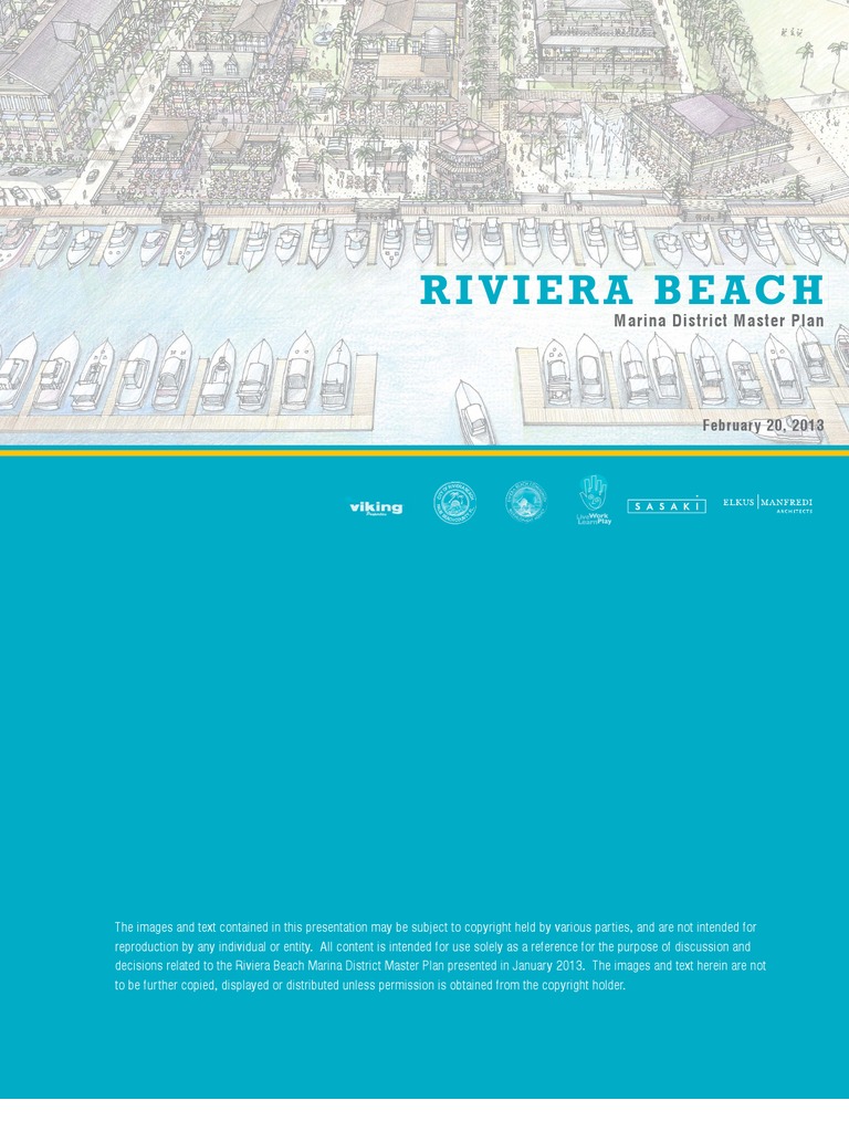 Riviera Beach CRA Approved Marina Master Plan | Download Free PDF ...
