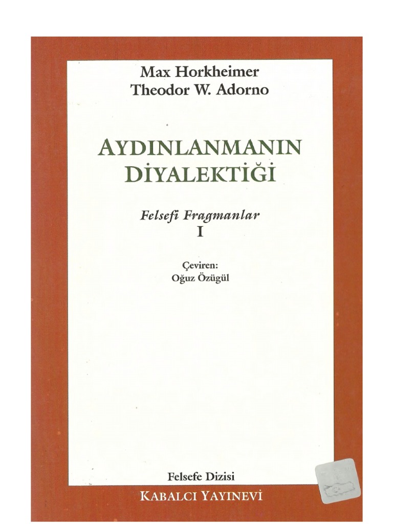 Max Horkheimer | PDF