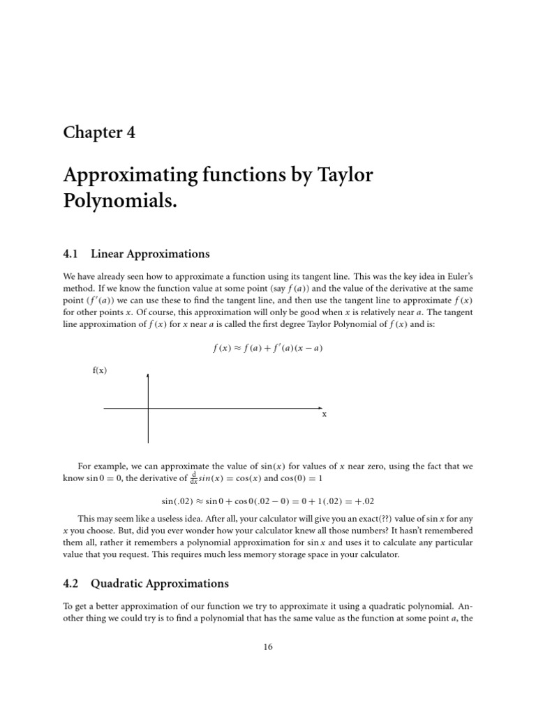 Taylor Series | PDF | Sine | Trigonometric Functions