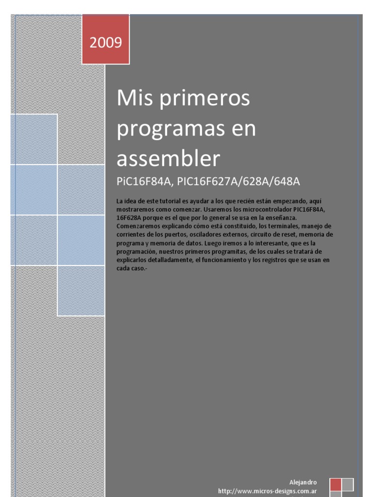 Tutorial Assembler | PDF | Microcontrolador | Poco