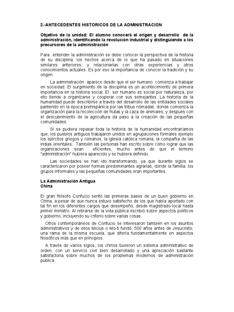 Antecedentes Historicos PDF | PDF