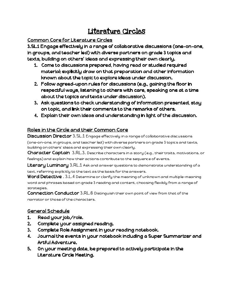 Literaturecirclejournals | PDF | Reading (Process) | Books