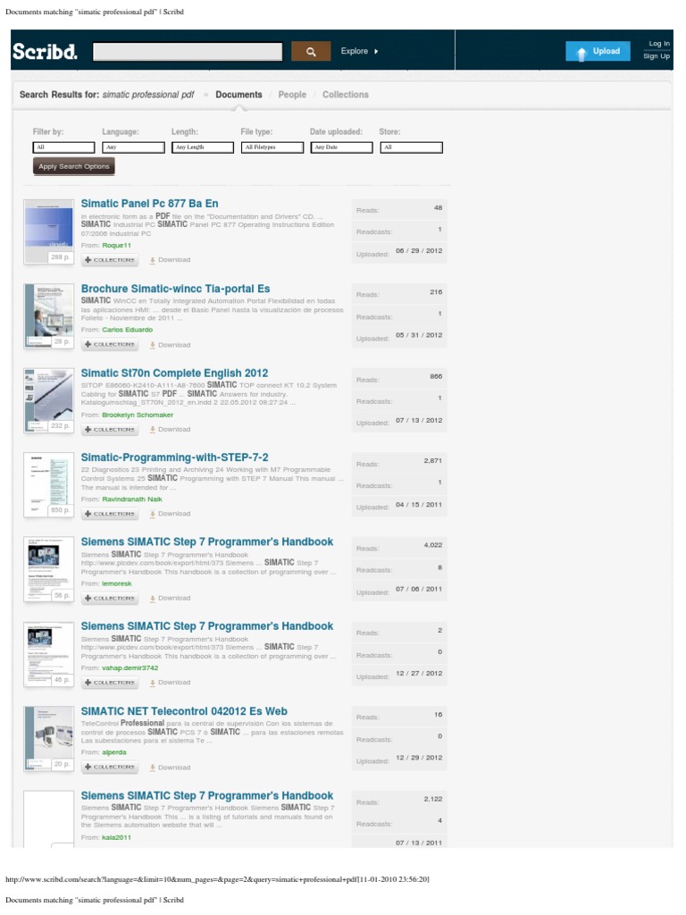 Documents Matching - Simatic Professional PDF - Scribd | PDF | Portable ...