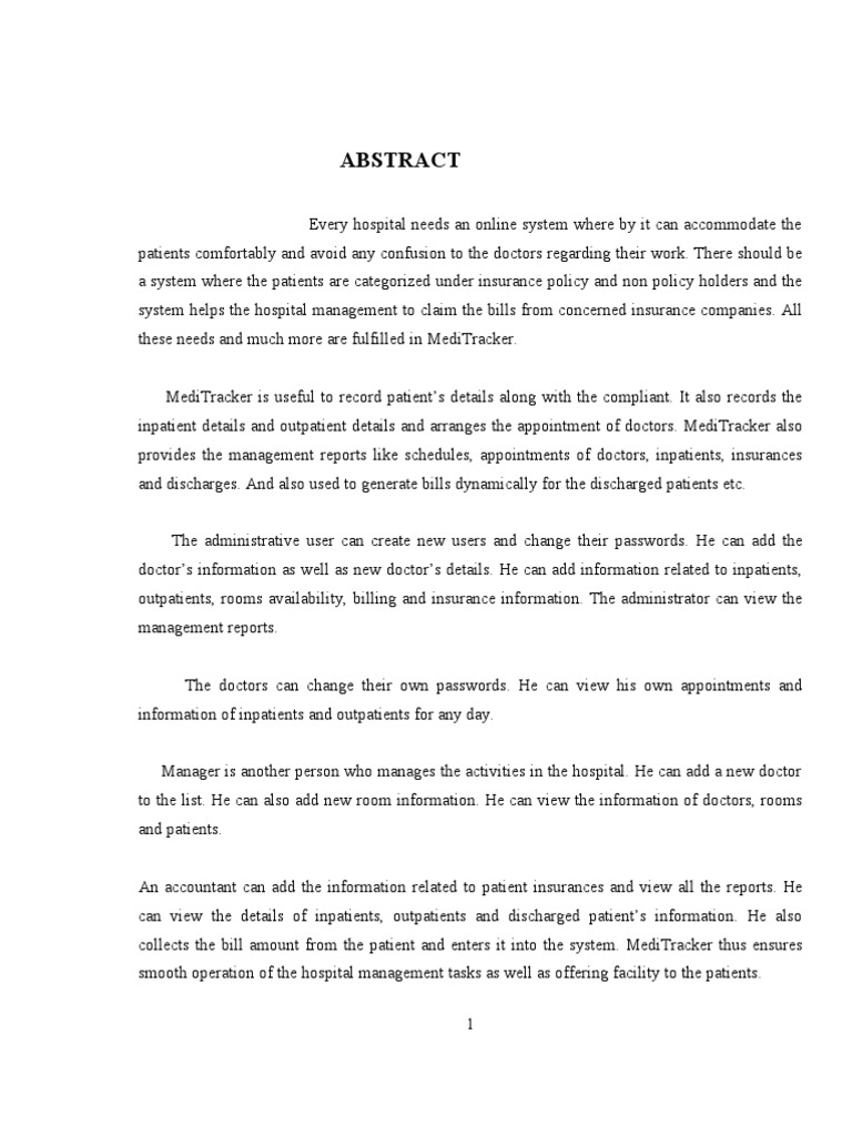 Medi Tracker Documentation | PDF | Java Script | Java (Programming ...