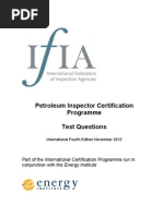 IFIA Petroleum Inspector Certification Guide | PDF | Professional ...