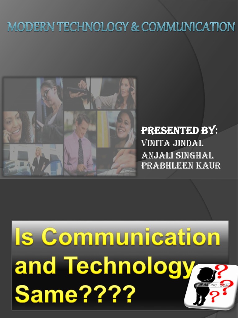 Modern Technology & Communication | PDF | Text Messaging | Mobile Phones