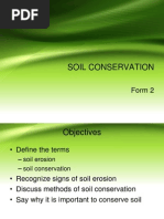 Methods of Soil Conservation 18 Methods | PDF | Agriculture | Tillage