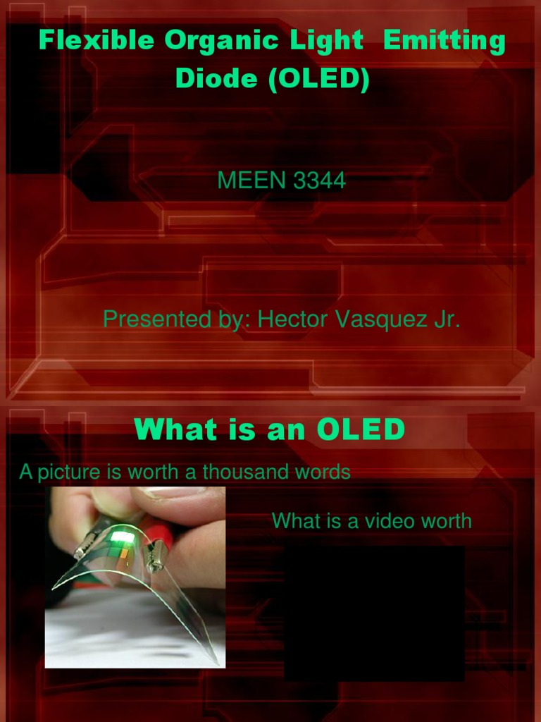 Flexible OLED Display | PDF | Oled | Cathode