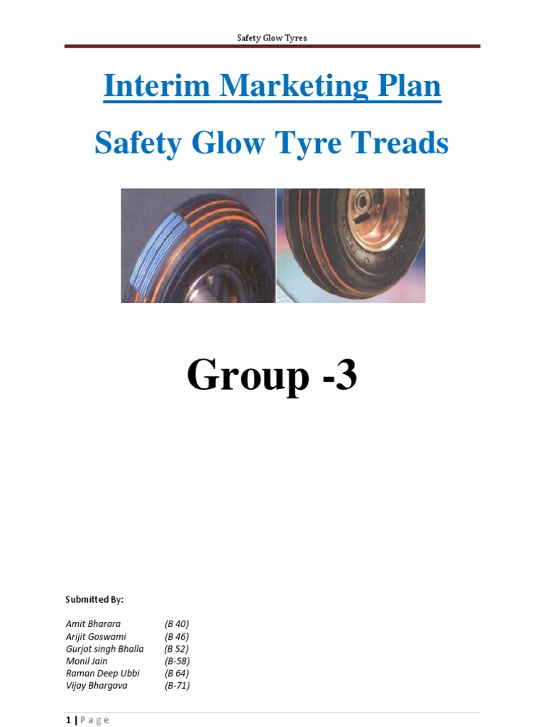 Interim Plan Safety Glow | PDF | Tire | Traffic Collision