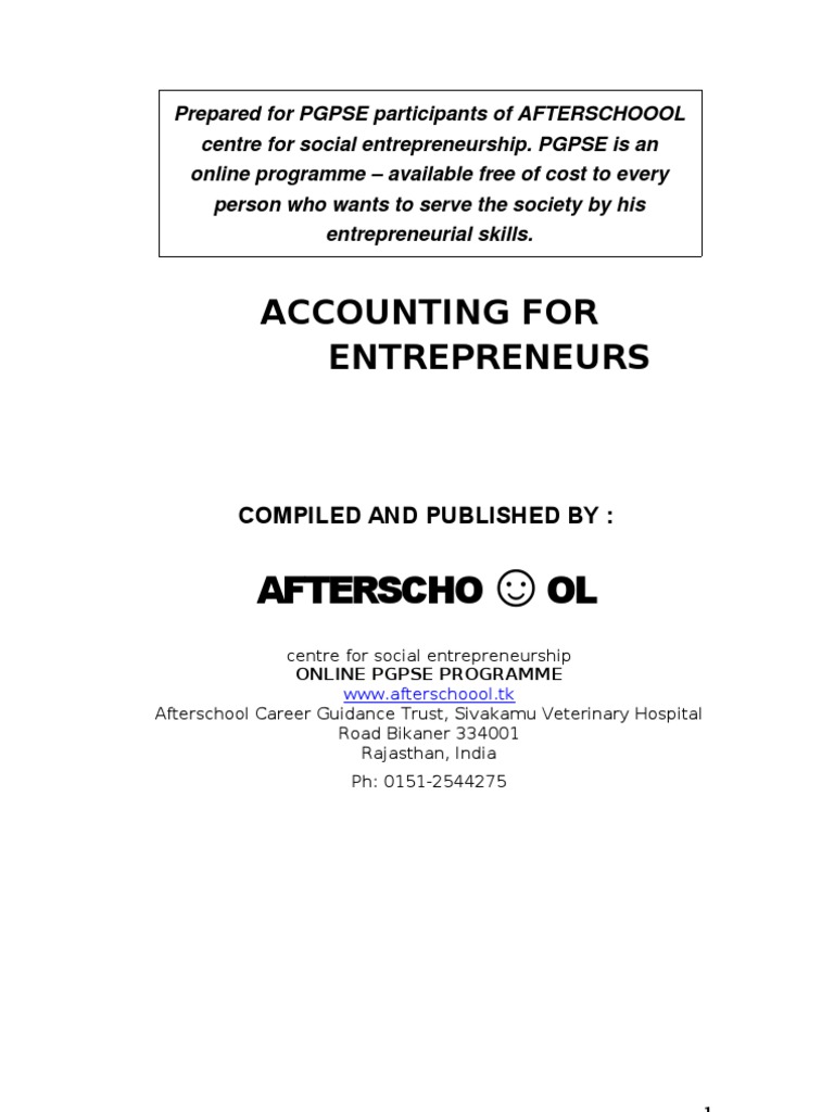 The Best Accounting Notes | PDF | Debits And Credits | Bookkeeping