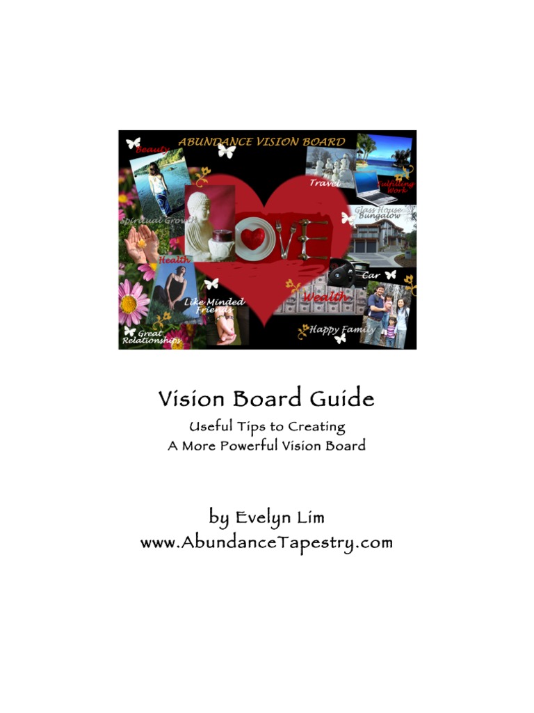 Vision Board Guide | PDF | Feeling | Cognition