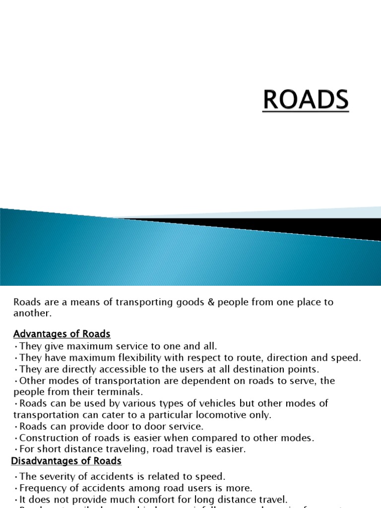 Components and Functions of Roads | PDF | Road | Road Surface