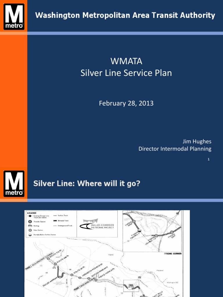 WMATA Silver Line Service Plan Presentation - 022813 | PDF | Washington ...