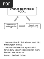 Konsonan Asli Dan Konsonan Pinjaman Dalam B Melayu | PDF