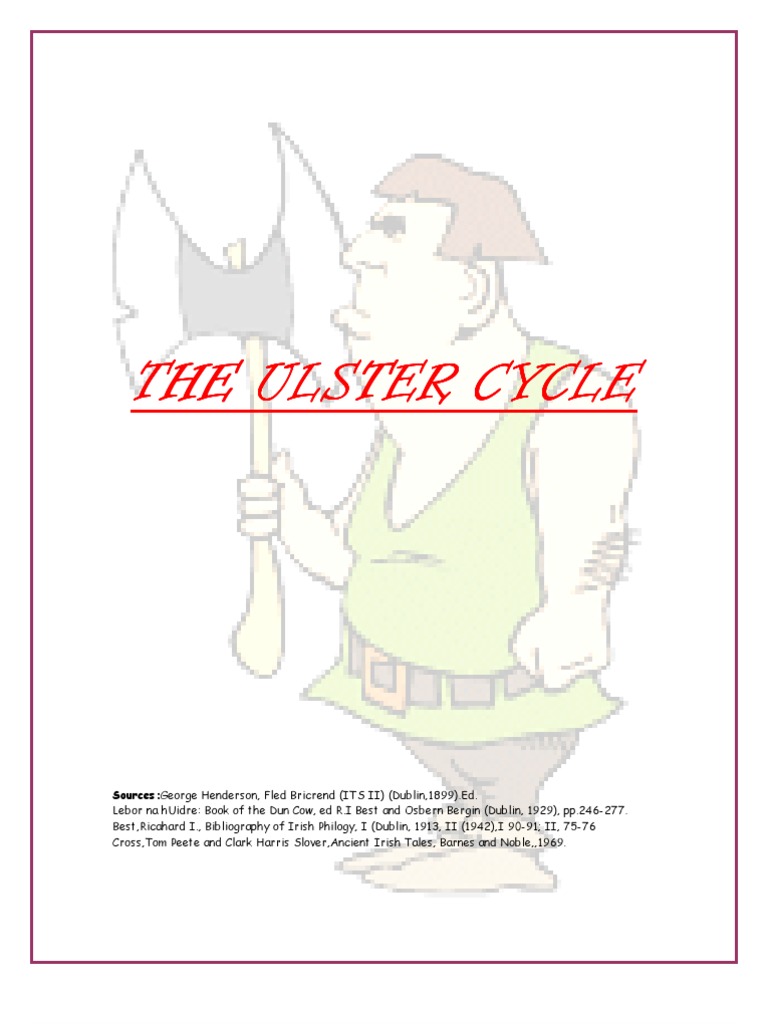 The Ulster Cycle | PDF | Early Irish Literature | Medieval Legends