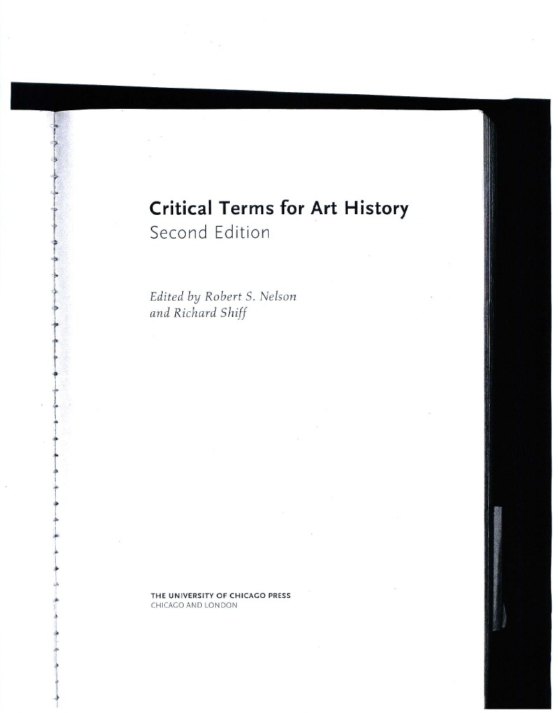 Critical Terms For Art History | PDF