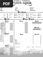 Mage The Awakening Character Sheet | PDF