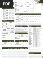 D&D 4th Edition Character Sheet | PDF | Dungeons & Dragons | Gary Gygax ...