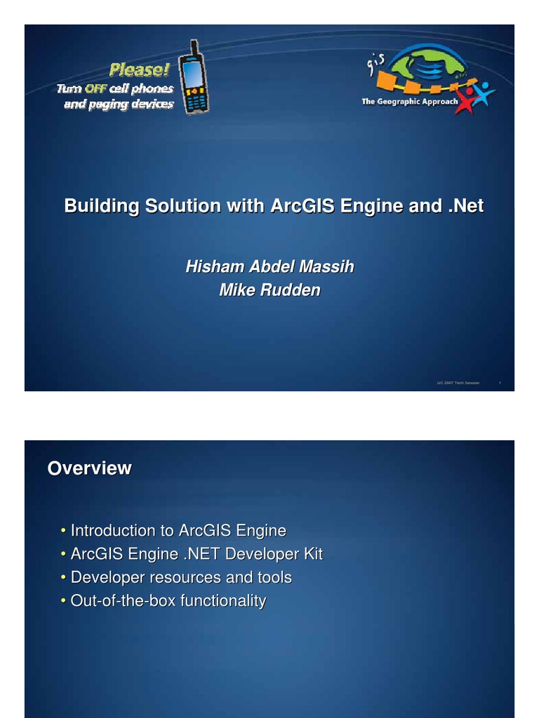 Building Solutions With ArcGIS Engine and | PDF | Arc Gis | Microsoft ...