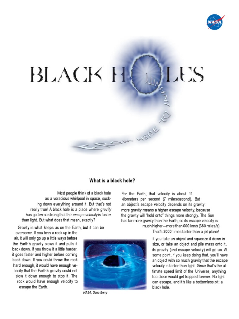 NASA Black Hole Short | PDF | Black Hole | Milky Way