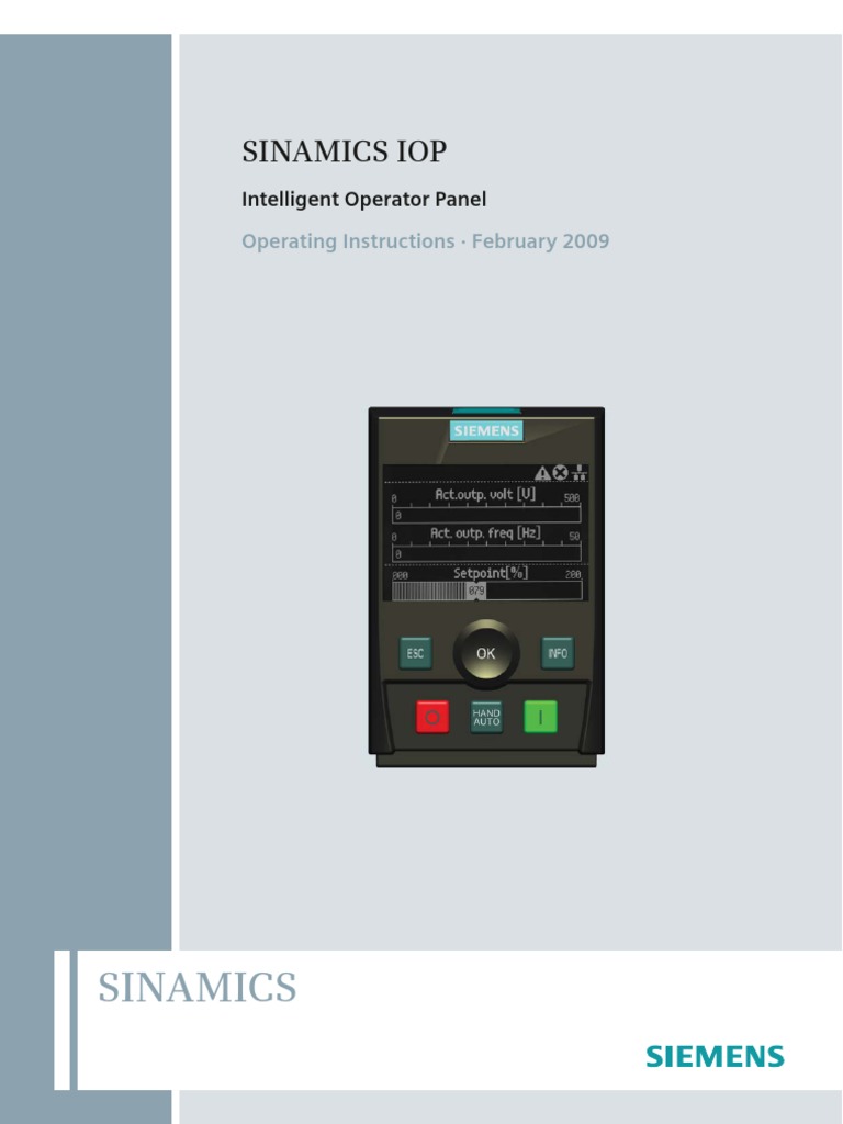 Sinamics Iop | PDF | Control Theory | Servomechanism