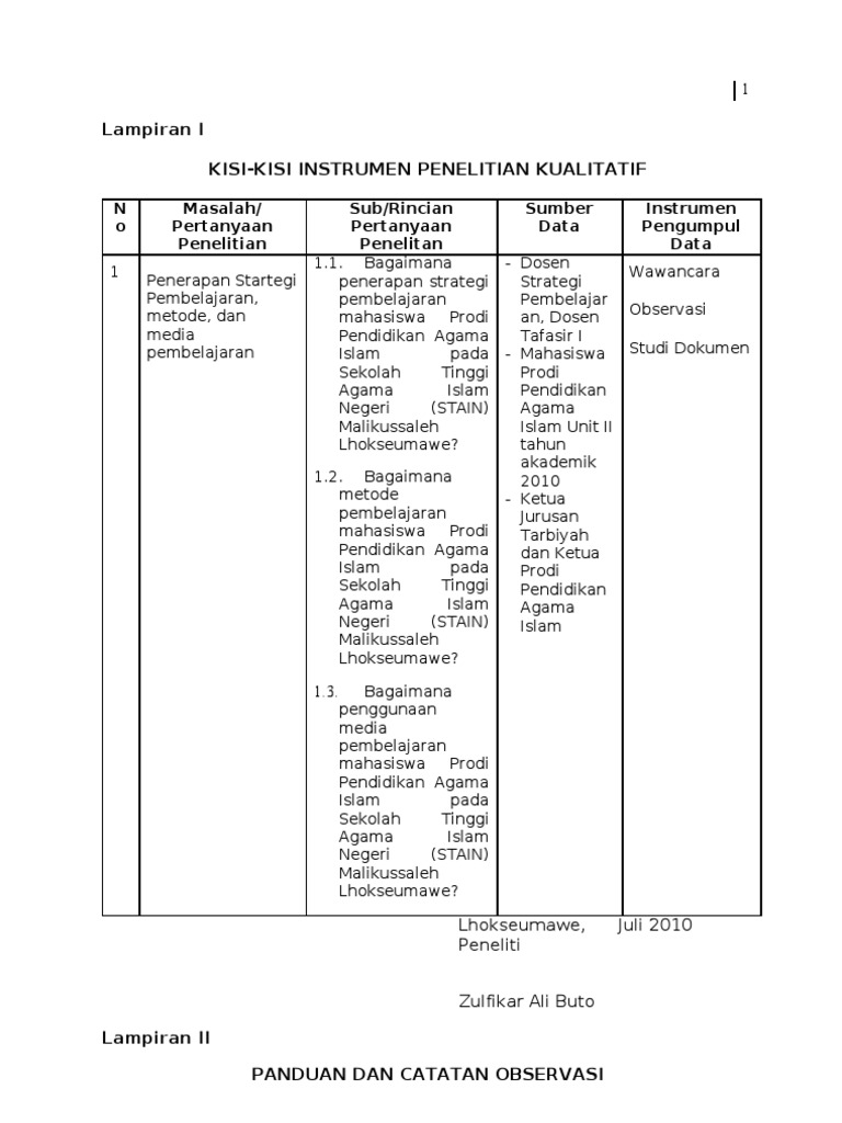 Pedoman Pedoman Penelitian | PDF