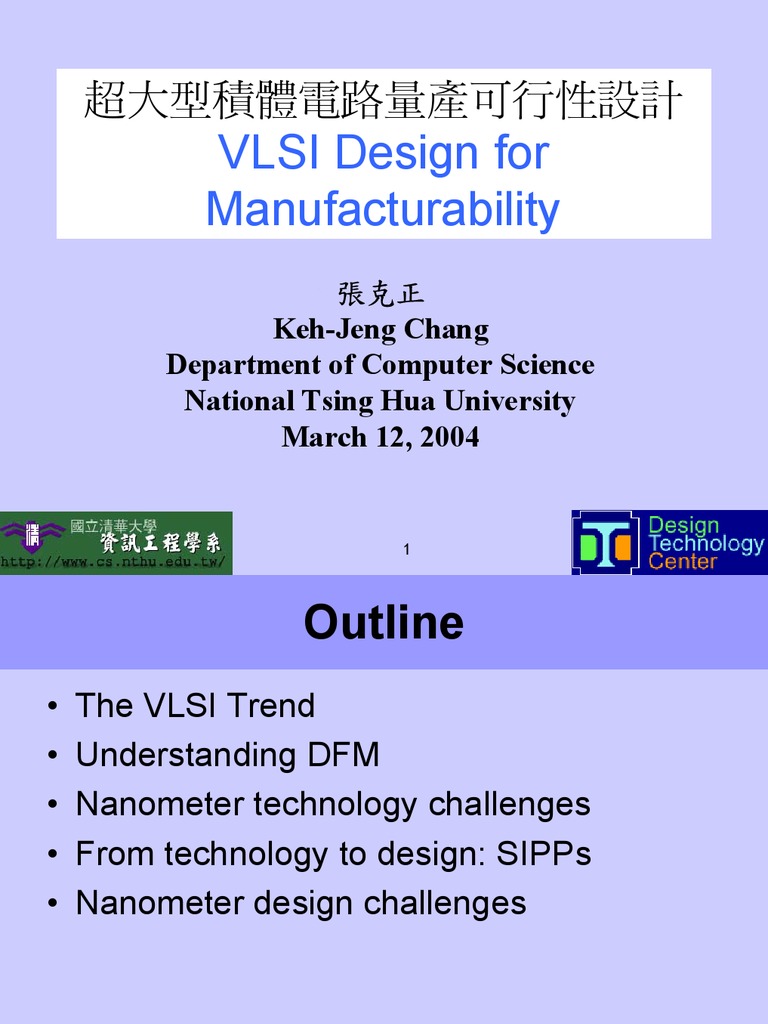 VLSI Design For Manufacturability | PDF | Very Large Scale Integration | Integrated Circuit