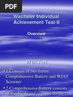 Wechsler Individual Achievement Test, Fourth Edition: About The (Wiat ...