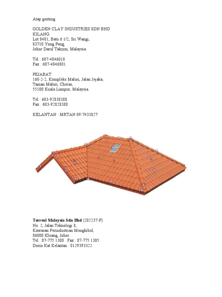 Atap Genting | PDF | Technology & Engineering