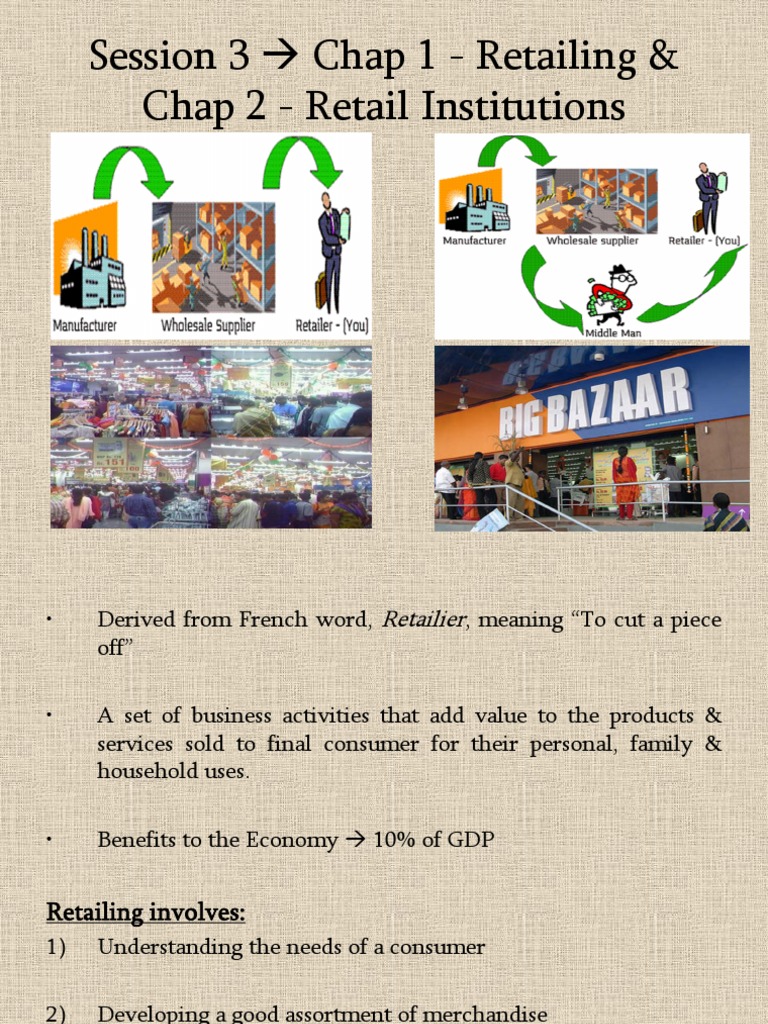 Retailing - An Overview & Retail Institutions | PDF | Retail | Service ...