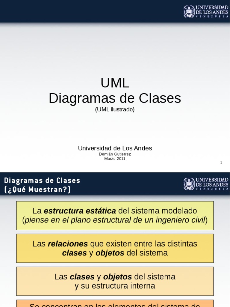 UML Diagrama de Clases | PDF | Objeto (informática) | Lenguaje de modelado unificado
