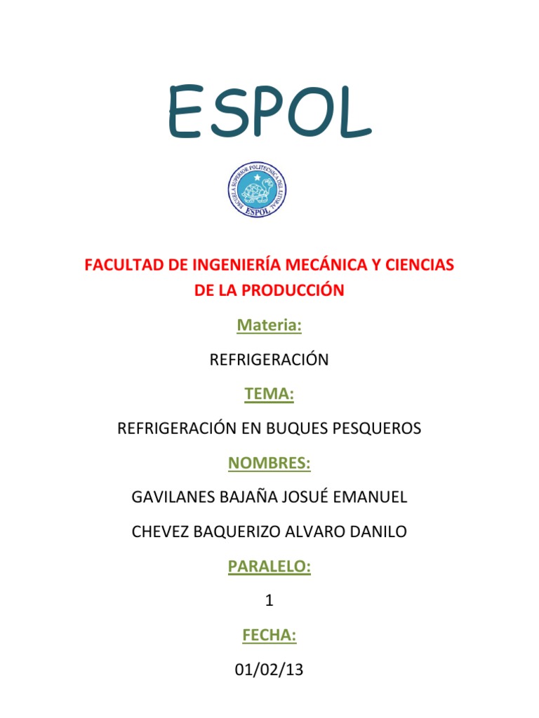 Refrigeracion en Buques | PDF | Refrigeración | Física Aplicada e Interdisciplinaria