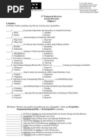 Pandiwa Worksheet | PDF