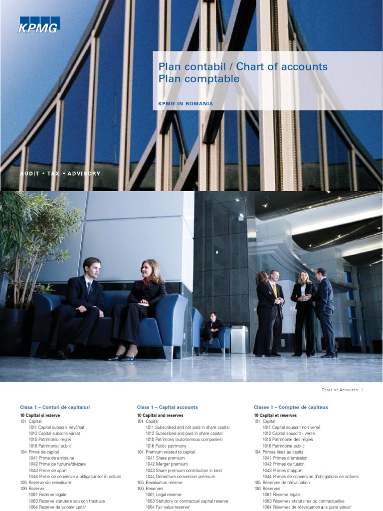 KPMG Chart of Accounts | PDF | Finance & Money Management