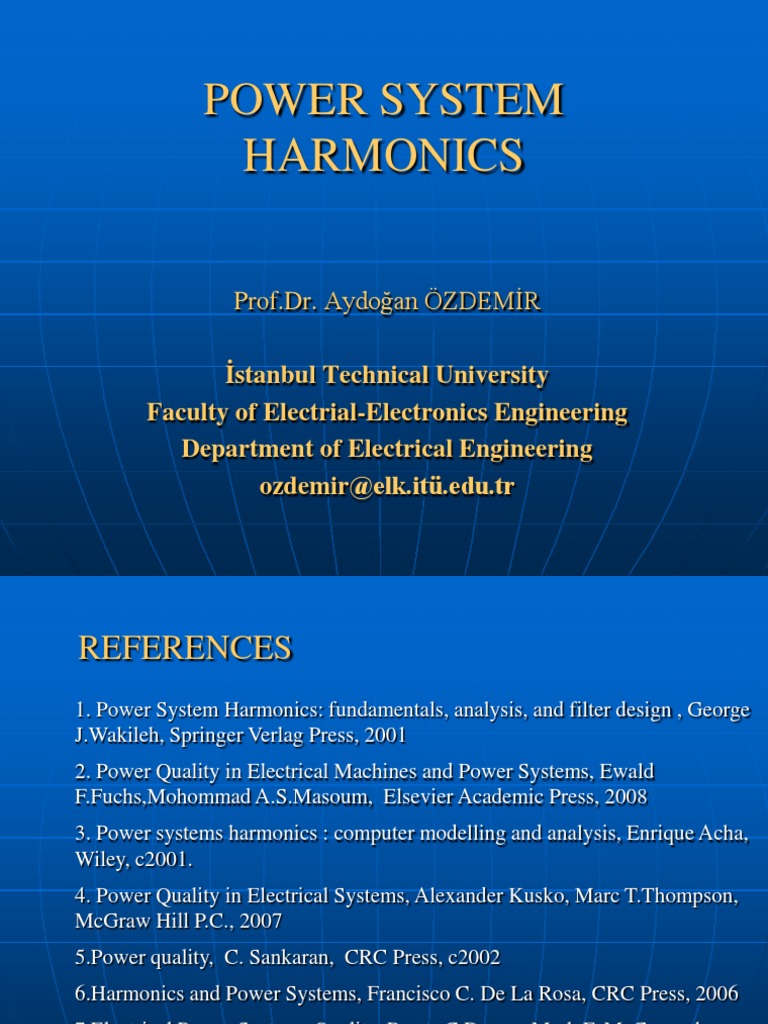 PSH 1 Harmonics | PDF | Electric Power System | Capacitor