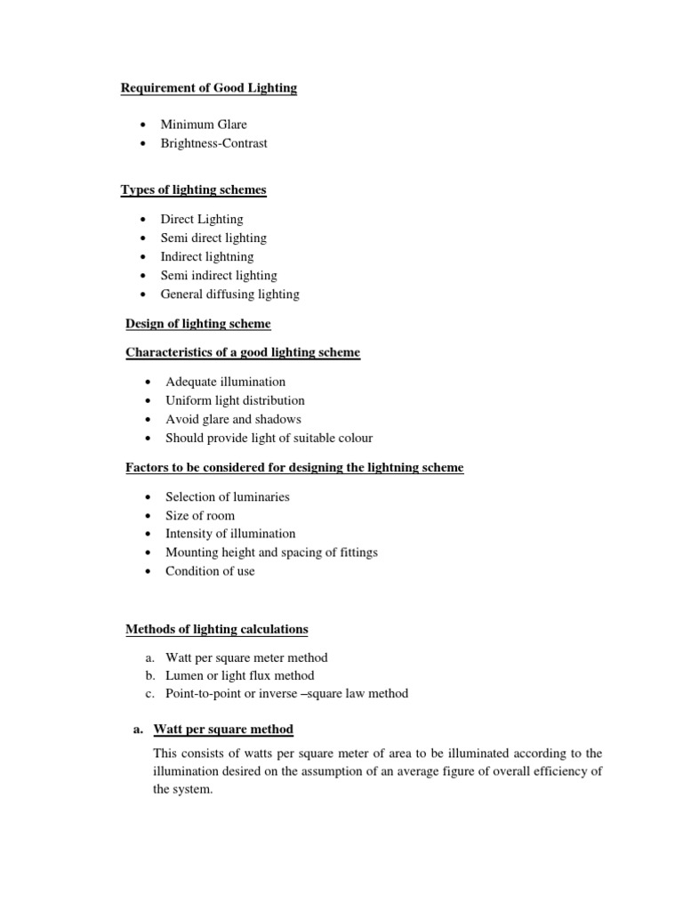 Lighting System PDF | PDF | Lighting | Architectural Elements