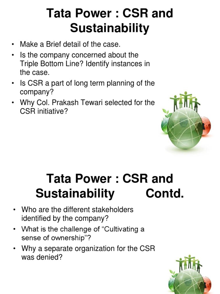 Tata Power Case | Organizational Structure | Corporate Social ...