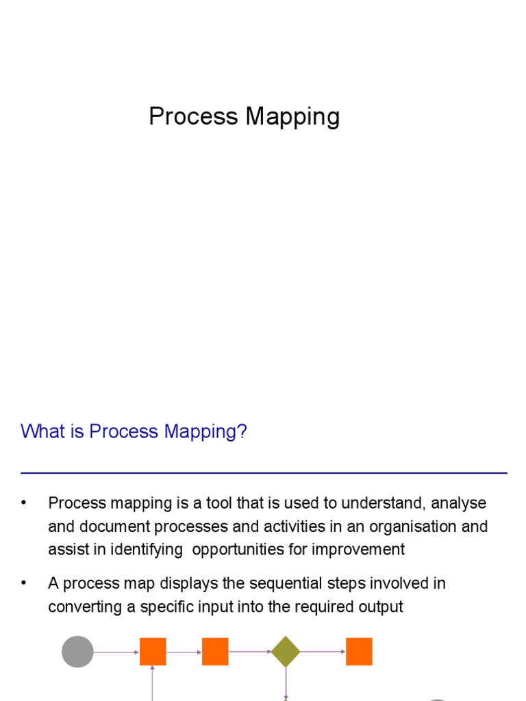 Process Mapping | PDF | Fax | Map