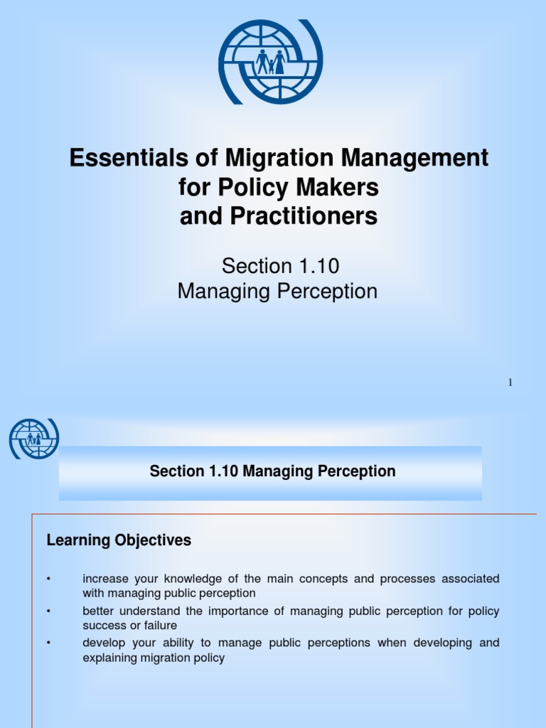 Essentials of Migration Management For Policy Makers and Practitioners ...
