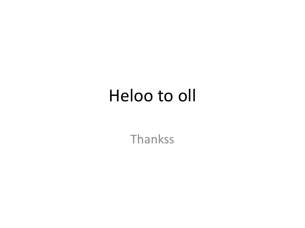 Heloo | PDF