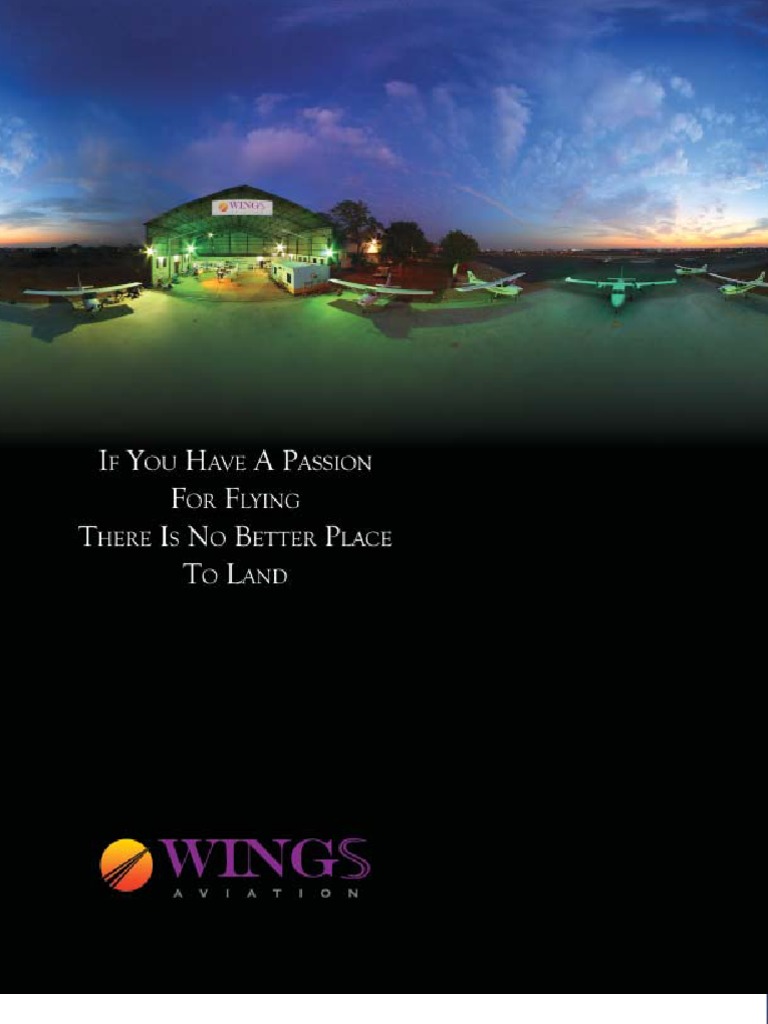 Wings Aviation: Premier Pilot Training | PDF | Aviation | Flight Instructor