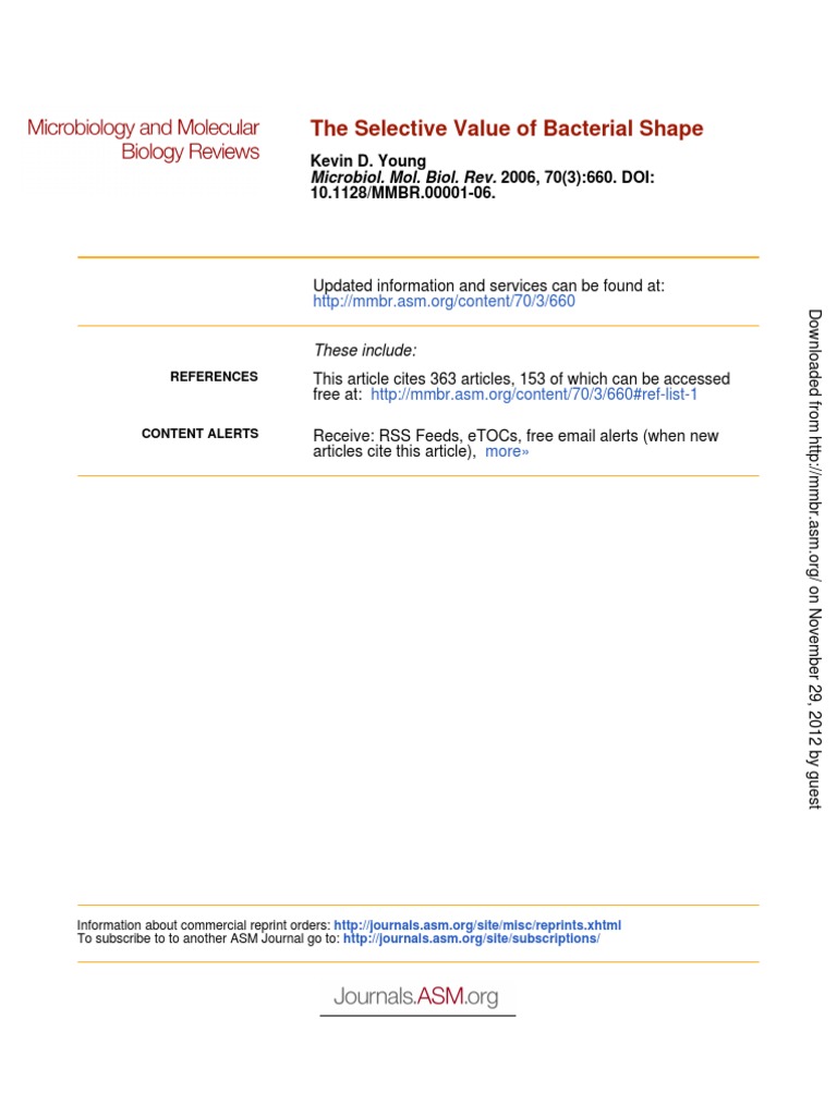 Forma Dhe Madhesia e Baktereve | Download Free PDF | Bacteria | Cell ...