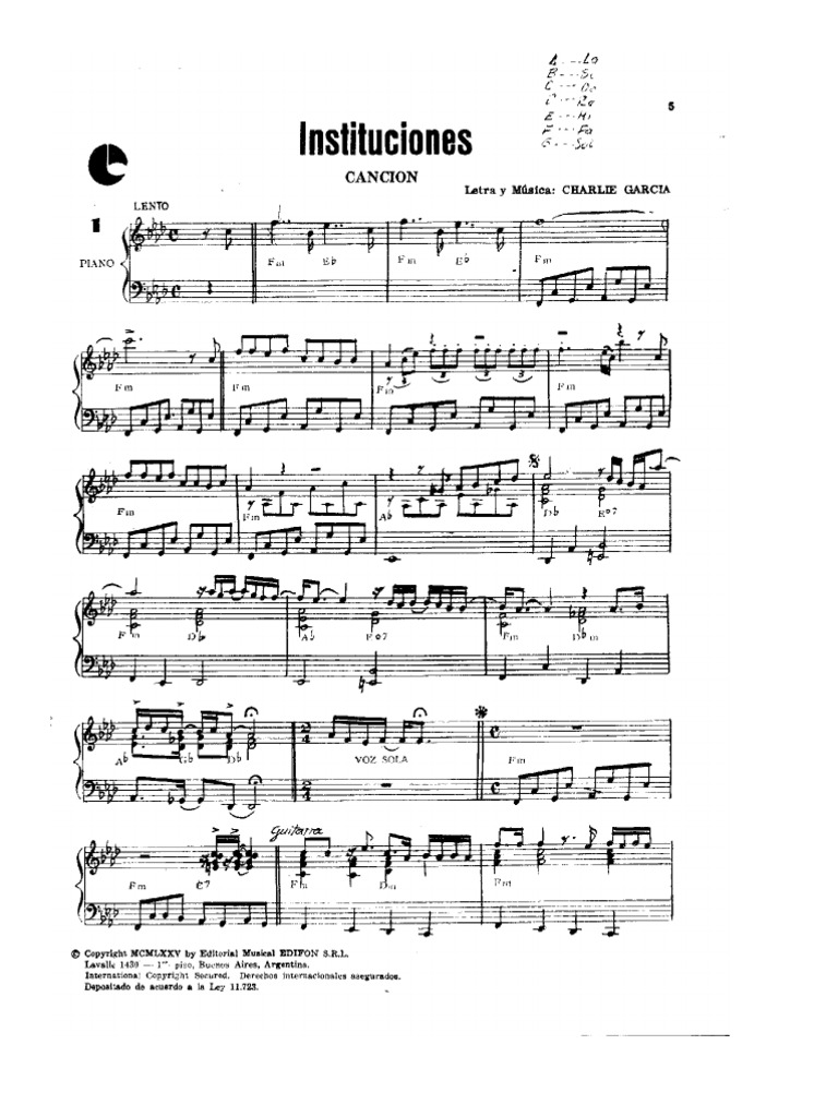 Sui Generis - Instituciones | PDF